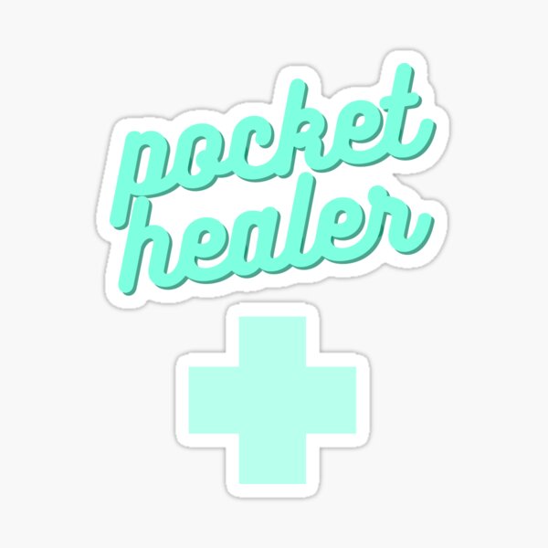 "Pocket Healer PVP Class for Gamers" Sticker for Sale by GamerDesignz ...