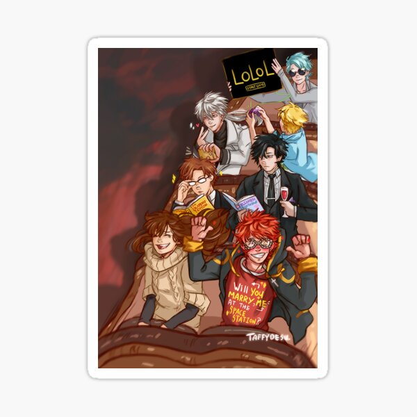 "The RFA team go ride a Roller Coaster! " Sticker for Sale by taffydesu ...