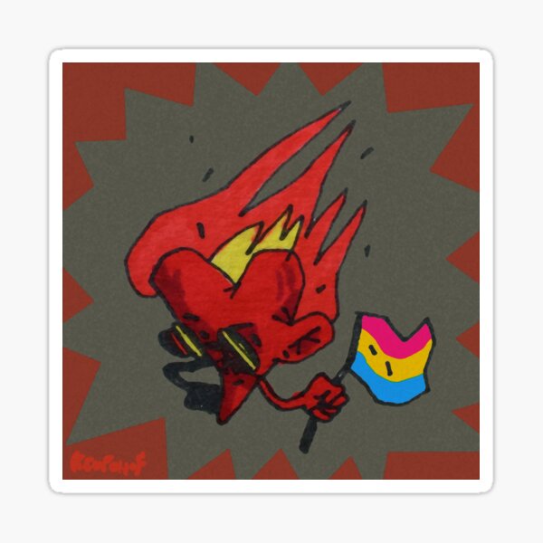 "Pan flag" Sticker by keuponof | Redbubble