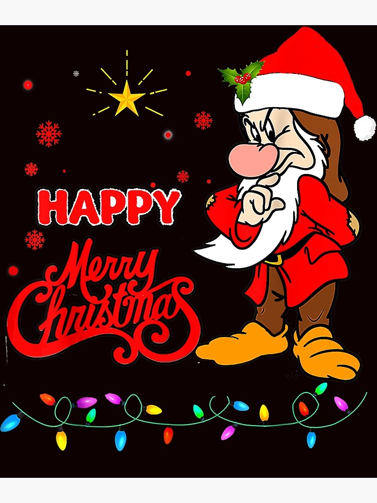 "Costume Noel Grumpy Elf Merry Christmas" Poster for Sale by ...