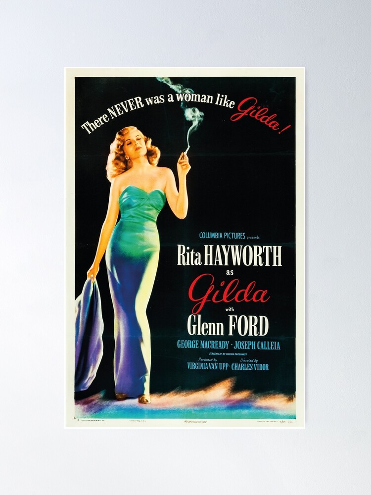 Gilda Poster Rita Hayworth And Glenn Ford In Gilda (1946). Spanish