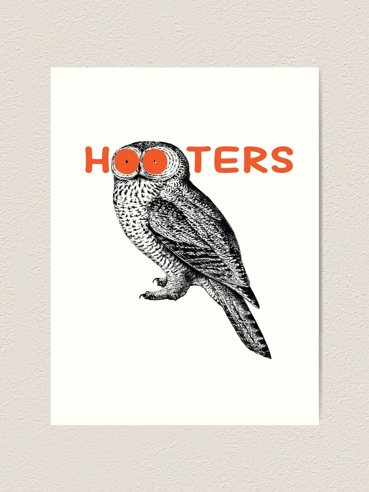 "Ripple Junction Hooters Throwback Logo Adult" Art Print for Sale by ...