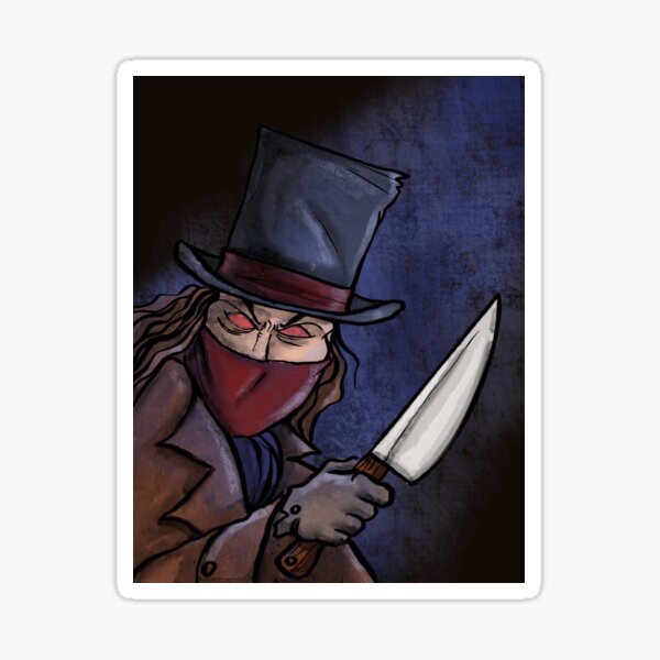 "Jack the Ripper" Sticker by Extreme-Fantasy | Redbubble