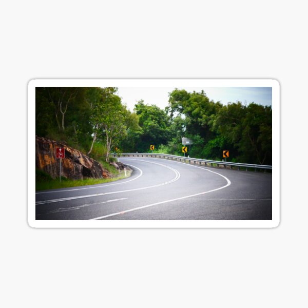 "Around the curve" Sticker for Sale by MichaelE2706 | Redbubble