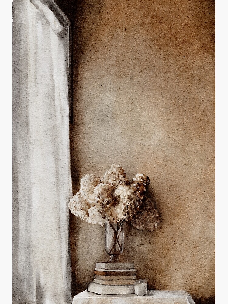 "Watercolor window sill still life" Poster for Sale by NFDDesign ...