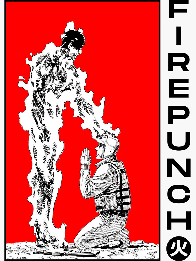"FIREPUNCH / AGNI / STICKER" Sticker for Sale by ONIGORO | Redbubble
