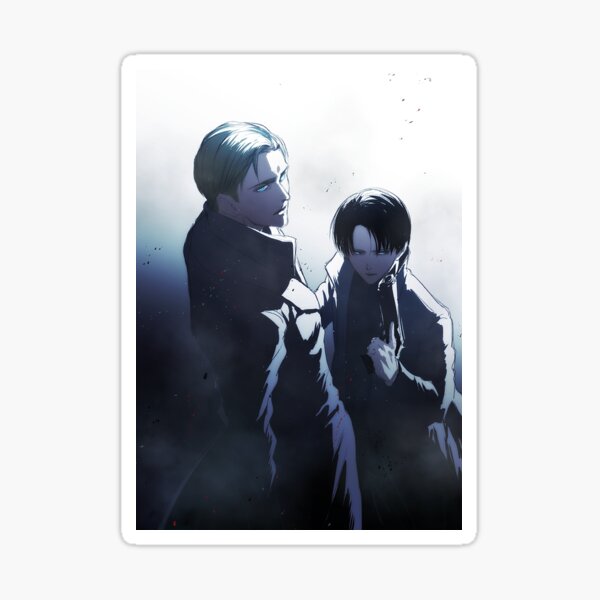 "Levi and Erwin - Attack on Titan - Shingeki no Kyojin" Sticker for ...