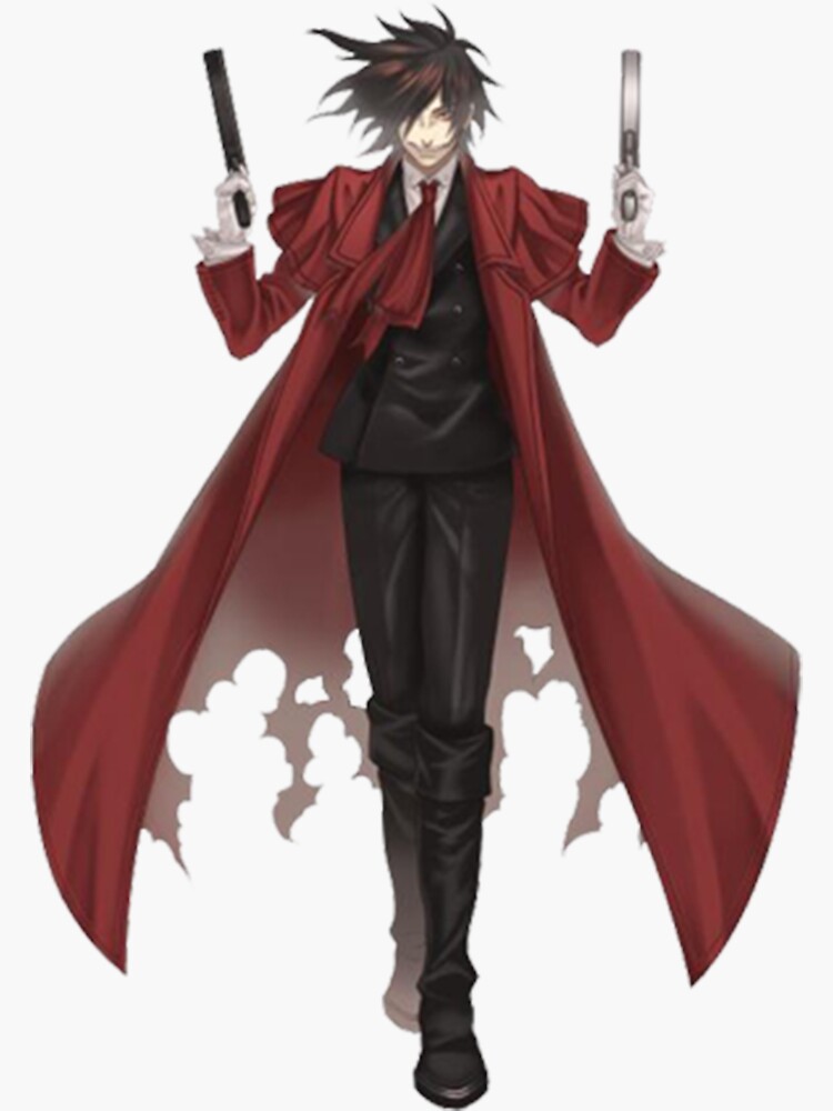 "alucard" Sticker by haroldd | Redbubble