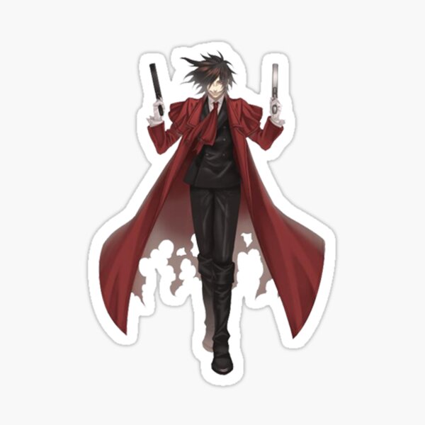 "alucard" Sticker for Sale by haroldd | Redbubble