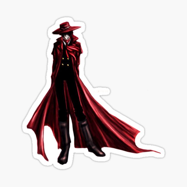 "Alucard" Sticker for Sale by haroldd | Redbubble