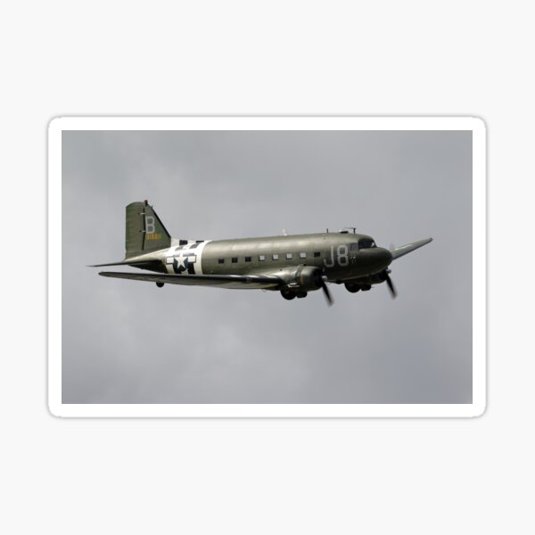 "USAAF Douglas C-47A Skytrain" Sticker for Sale by AndyHkr | Redbubble