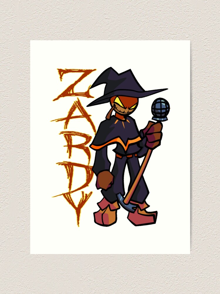 "Fnf zardy Friday Night Funkin " Art Print for Sale by Kizmethat ...