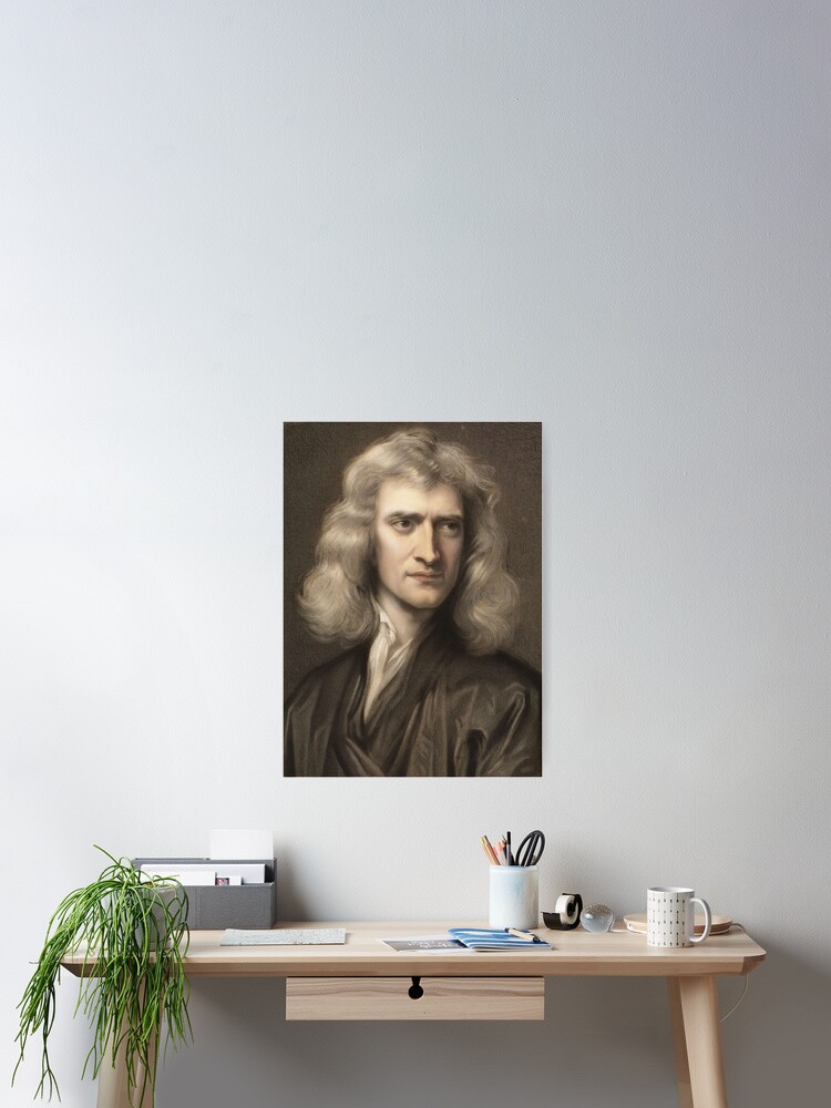 "Sir Isaac Newton" Poster for Sale by suncokreti | Redbubble