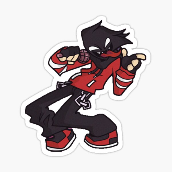 "agoti friday night funkin mod " Sticker for Sale by Kizmethat | Redbubble