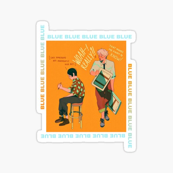 "Yaguchi and Takahashi - Blue Period " Sticker for Sale by itsmeayo ...