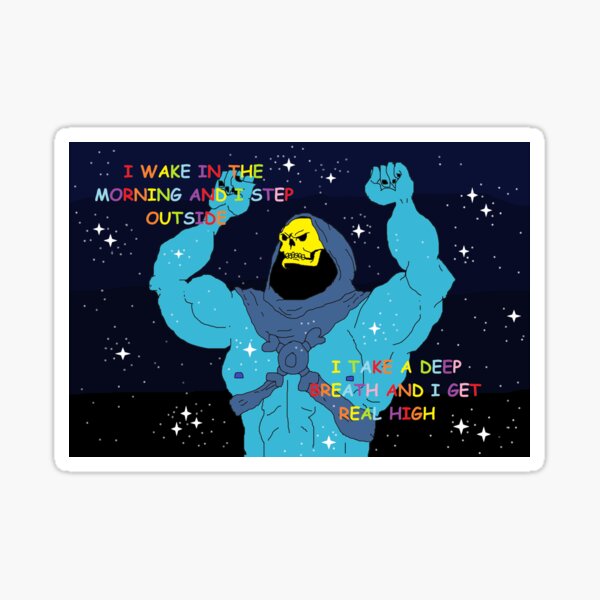"Skeletor" Sticker for Sale by notono | Redbubble
