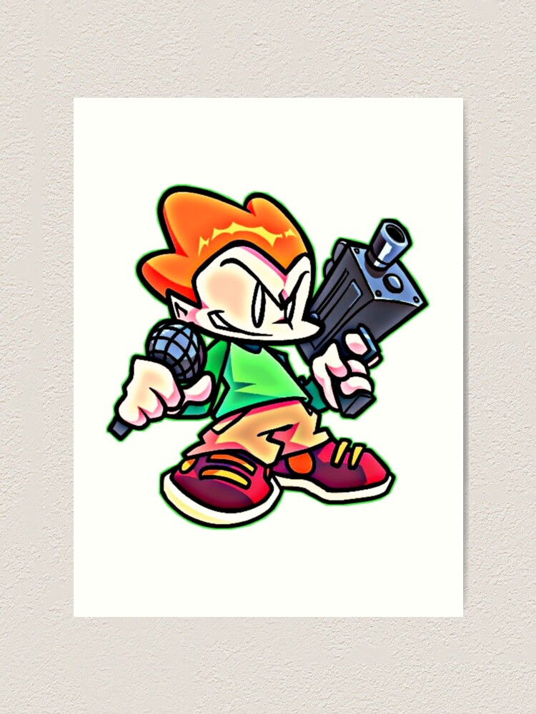 "Fnf pico Friday Night Funkin " Art Print for Sale by Kizmethat | Redbubble