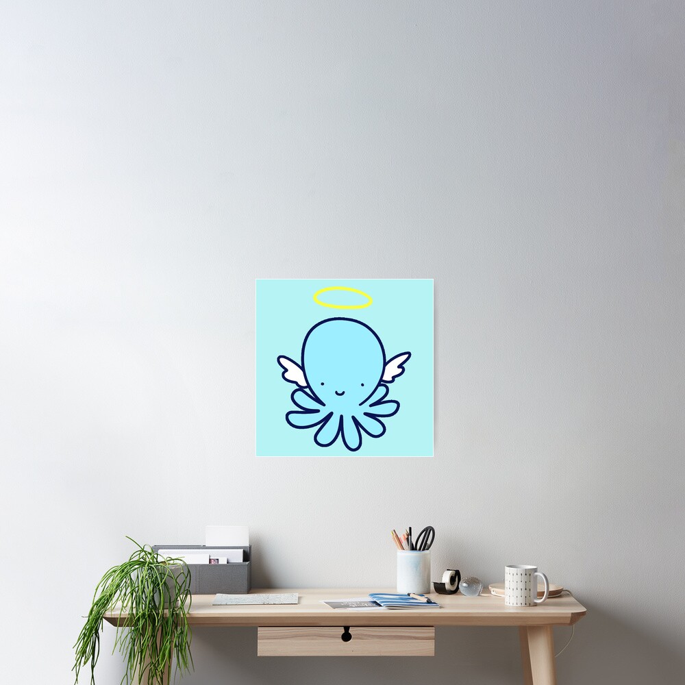 "Angel Octopus" Poster by SaradaBoru | Redbubble