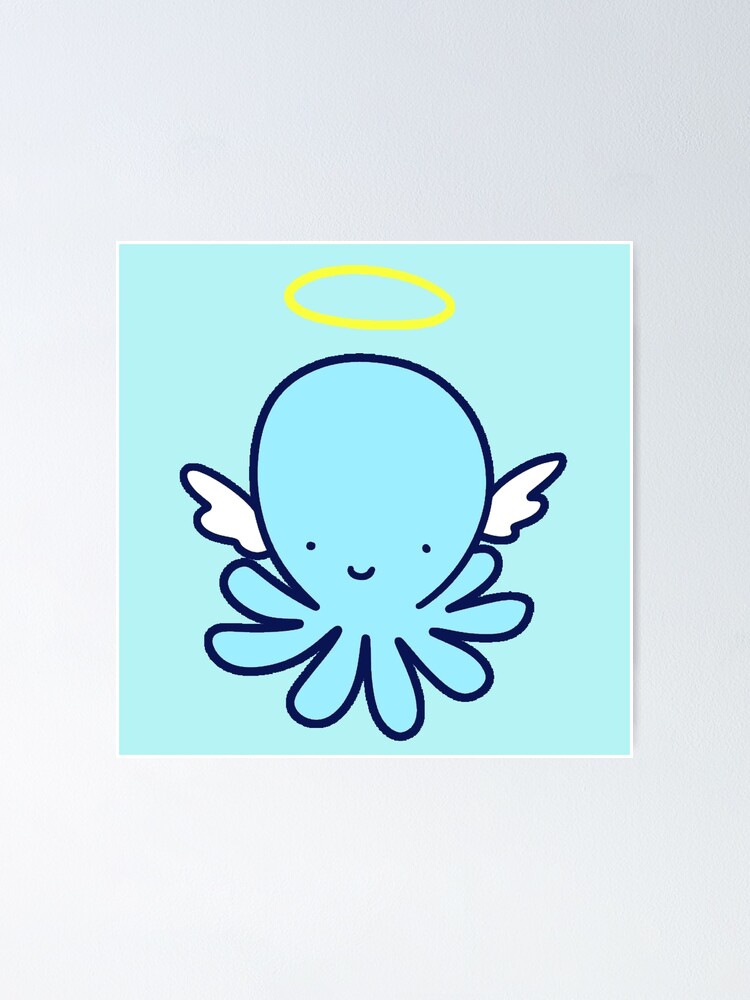 "Angel Octopus" Poster by SaradaBoru | Redbubble