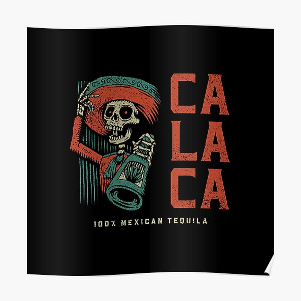"Tequila Skeleton" Poster by Onprime | Redbubble