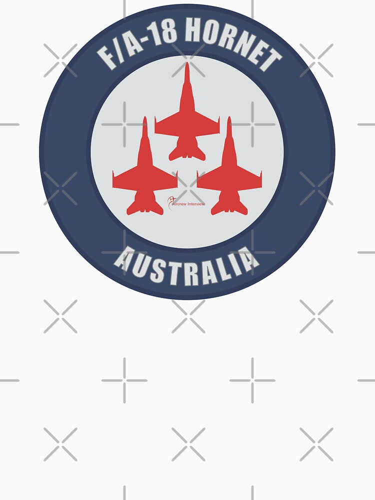 "RAAF F/A-18 Hornet" T-shirt for Sale by ACInterview | Redbubble | f18 ...