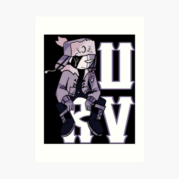 "Fnf ruv Friday Night Funkin " Art Print for Sale by Kizmethat | Redbubble