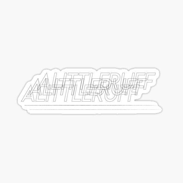 "ALR Minimalism Confusion" Sticker for Sale by ALITTLERUFF | Redbubble