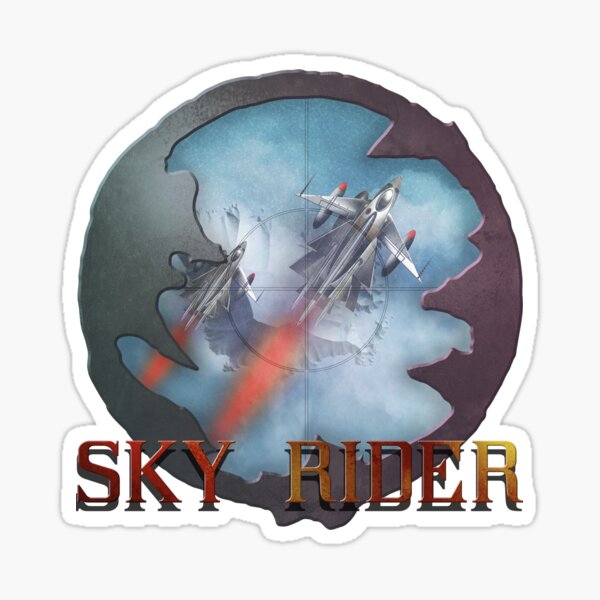 "Sky Rider" Sticker for Sale by MikaelJenei | Redbubble
