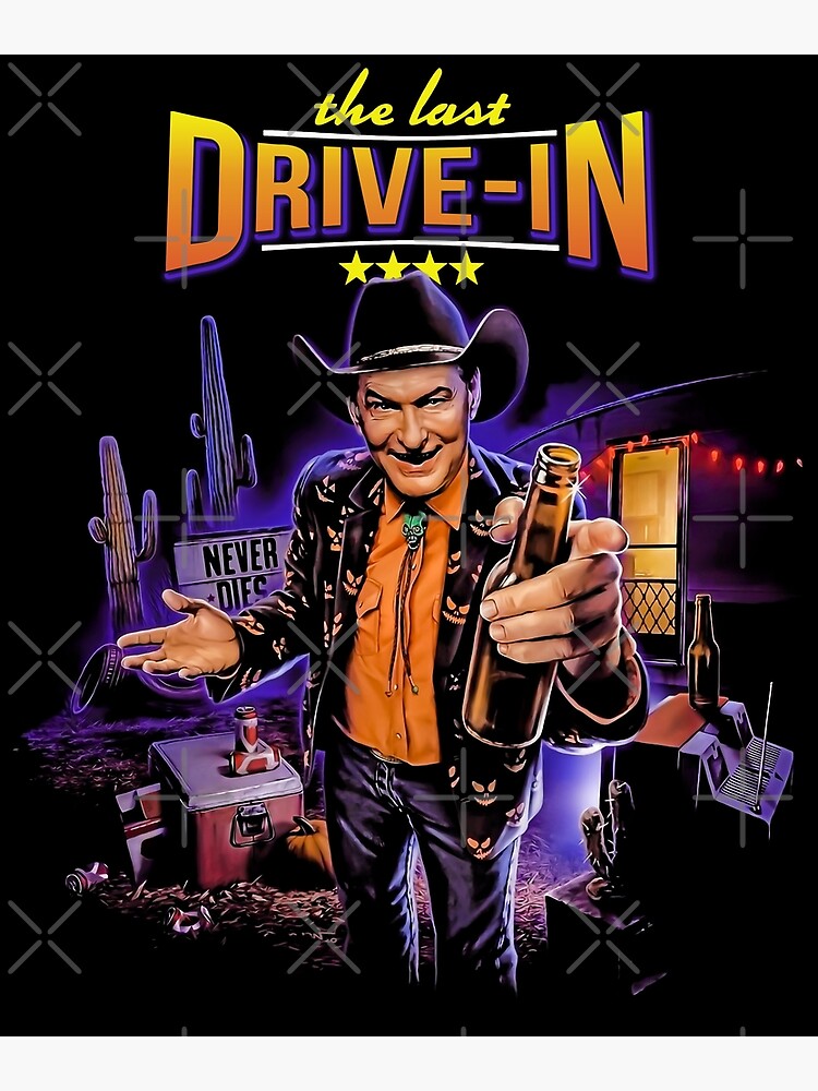 "The Last Drive-In Horror Gift For Halloween Holiday" Poster for Sale ...