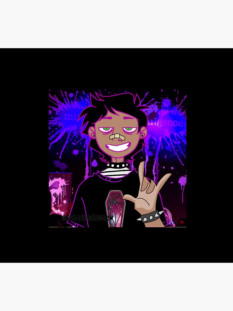 "Emo Glitchcore Scene Kid Dark Aesthetic" Sticker for Sale by ...