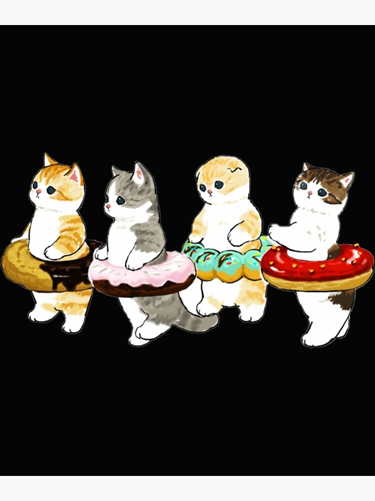 "Mofu Sand kawaii drawings tshirt- mofu cat drawing " Poster for Sale ...