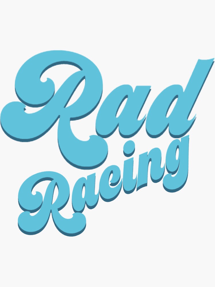 "Rad Racing" Sticker for Sale by Morana5 | Redbubble