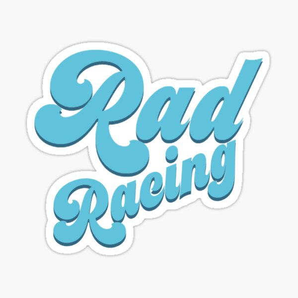 "Rad Racing" Sticker for Sale by Morana5 | Redbubble
