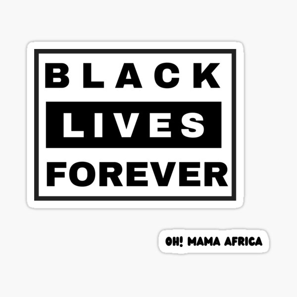 "OH MAMA AFRICA" Sticker for Sale by Serena-Designs | Redbubble