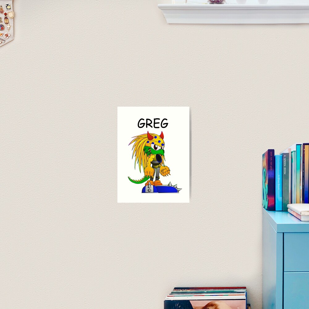 "Greg the hedgehog" Art Print by ProtoMac | Redbubble