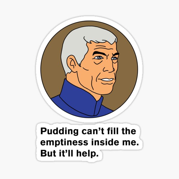 "Sealab 2021 Pudding" Sticker for Sale by mightynoosh | Redbubble