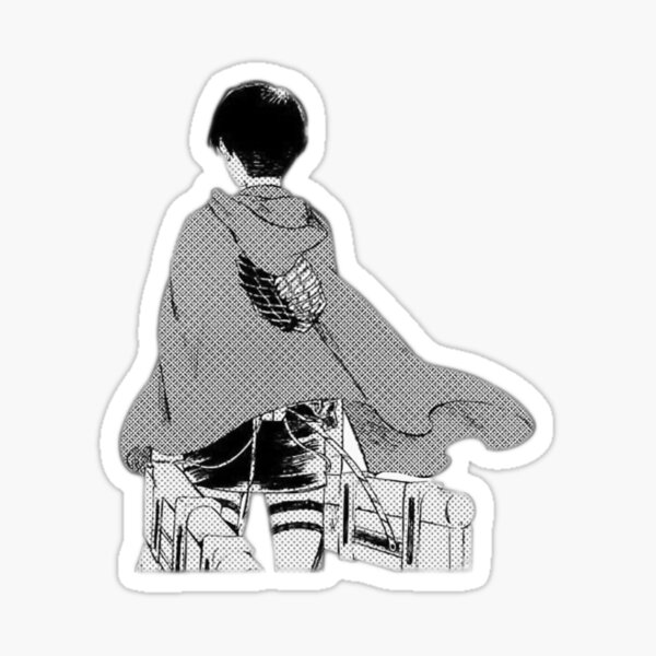 "LEVI ACKERMAN Sticker" Sticker by CornerOfDesires | Redbubble
