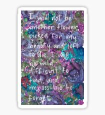 Wildflower: Stickers | Redbubble