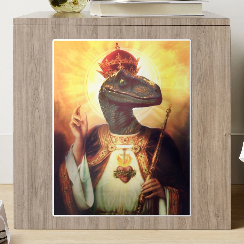 Flying Raptor Jesus
