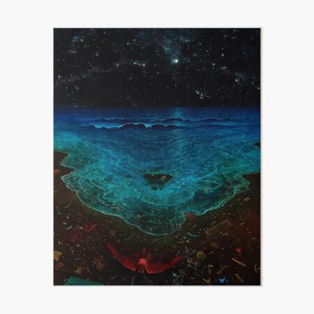 "Untitled (Ocean) by Zdzislaw Beksinski" Art Board Print by ...
