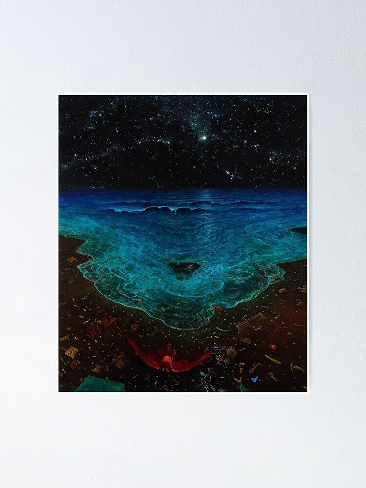 "Untitled (Ocean) by Zdzislaw Beksinski" Poster for Sale by ...