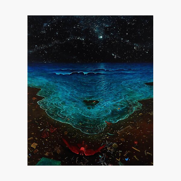 "Untitled (Ocean) by Zdzislaw Beksinski" Photographic Print by ...