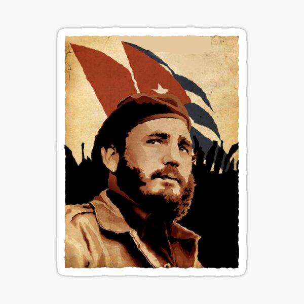 Sticker: Fidel Castro | Redbubble