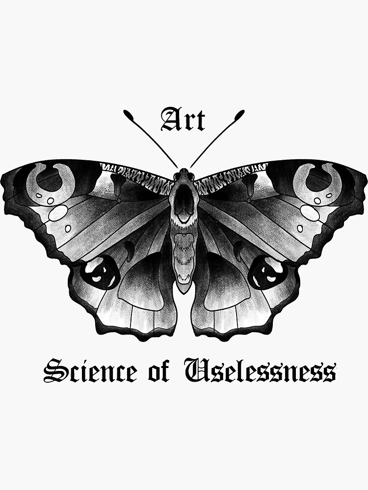 "Science of Uselessness" Sticker for Sale by FathomDrakeArt | Redbubble