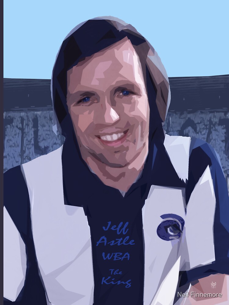"JEFF ASTLE WBA - THE KING" T-shirt for Sale by FieryFinn77 | Redbubble ...