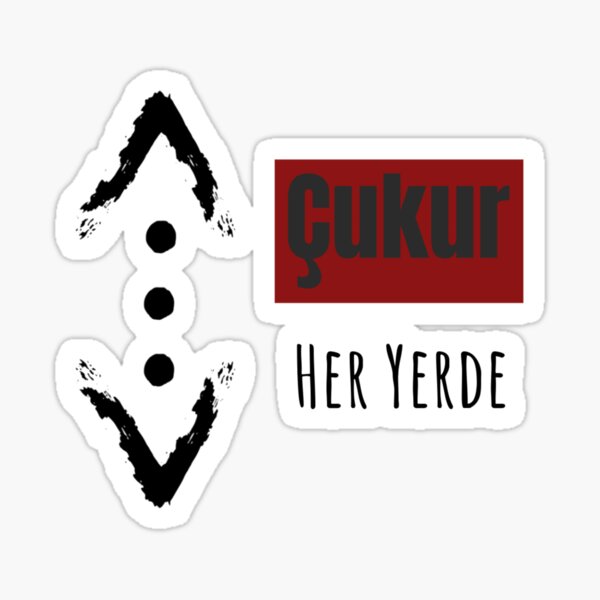 " Cukur her yerde" Sticker by EveryThinkArt | Redbubble