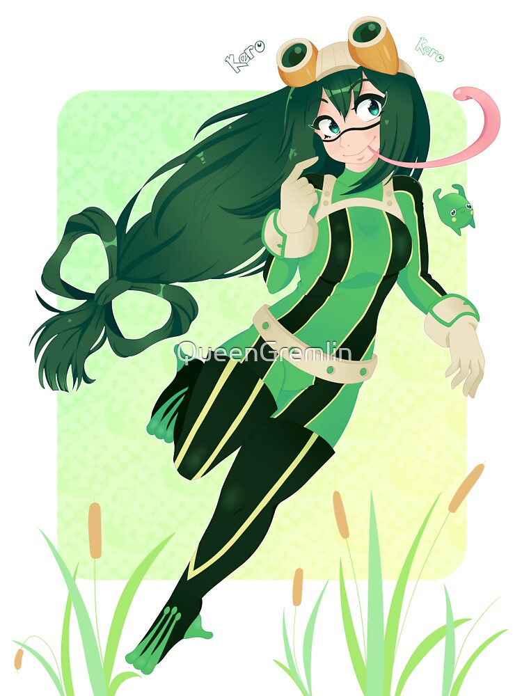 "Tsuyu Asui" Sticker for Sale by QueenGremlin | Redbubble