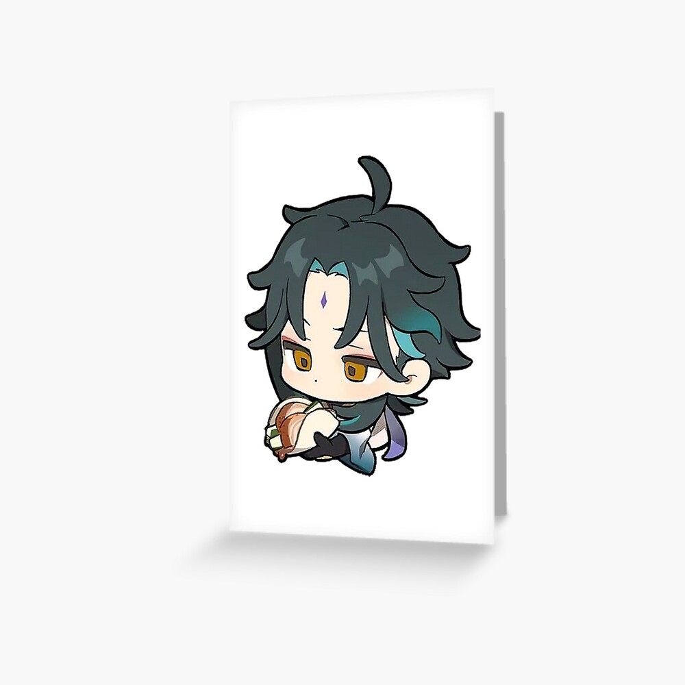 "Xiao Genshin Impact Xiao Chibi" Greeting Card for Sale by ...