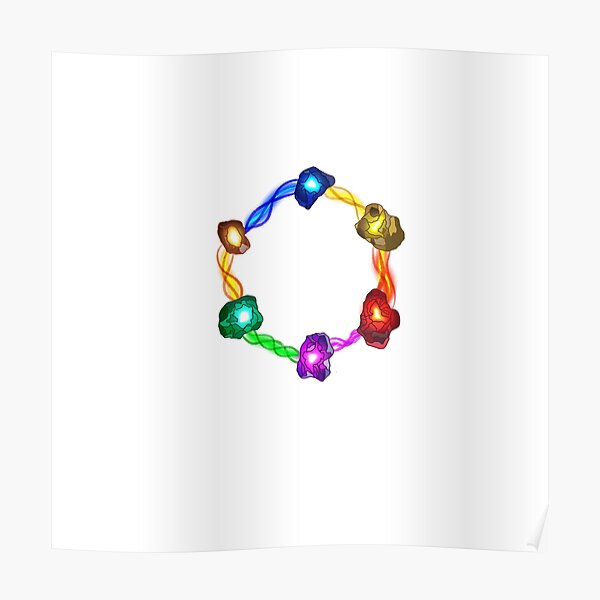 "Infinity stones" Poster for Sale by RachaelKral | Redbubble