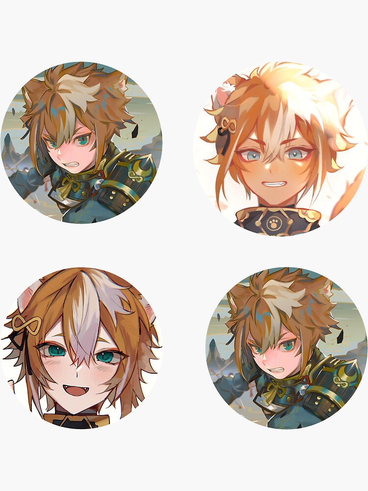 "Gorou Genshin Impact" Sticker for Sale by LunaticArtWork | Redbubble